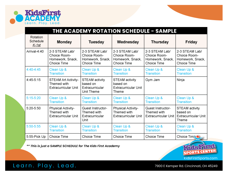 Kids First Academy | Before and After School Program | Kids First ...