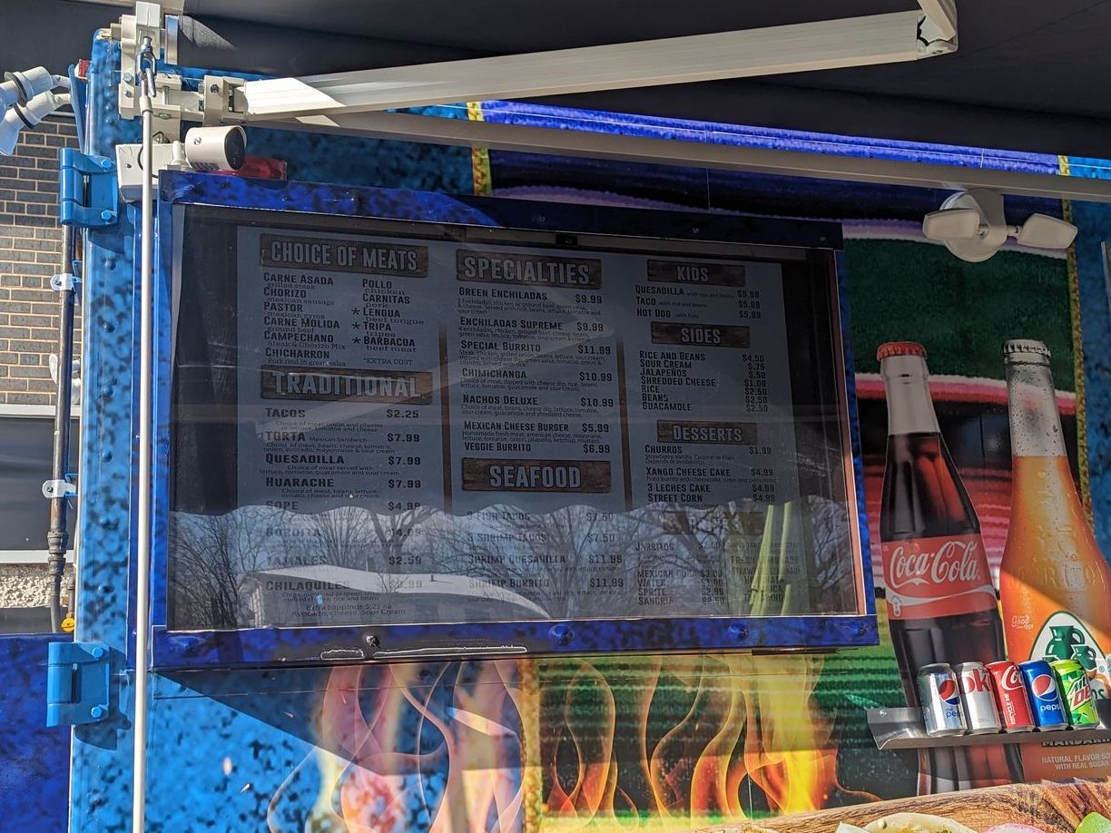 "GO" Portable Digital Menu Boards for Food Trucks | Sun Vision Display