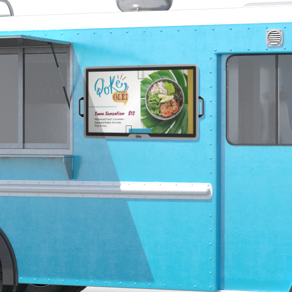 GO! Food Truck Digital Menu Boards | Sun Vision Display