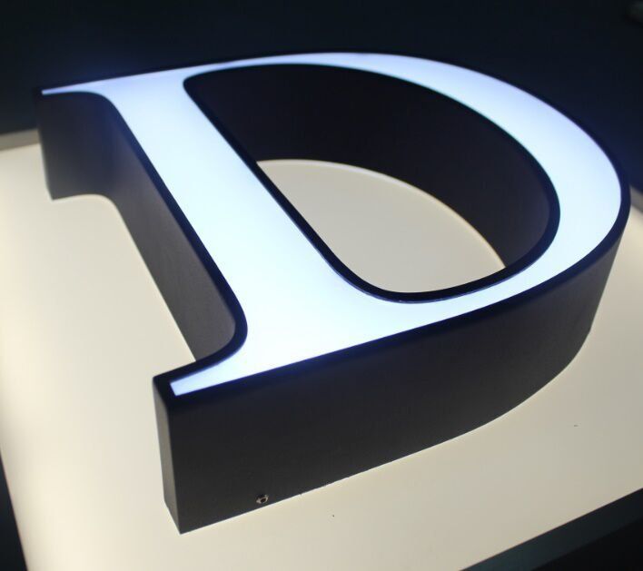 Order Face Lit Aluminum LED Letters | LED Aluminum Letters | Signs In A ...