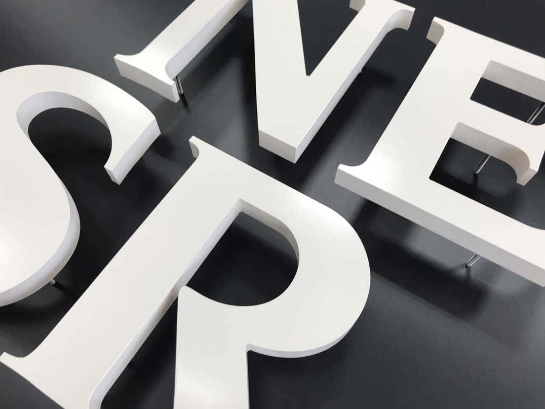 Plastic Letters | Cut Plastic Signs - Signs in a Minute