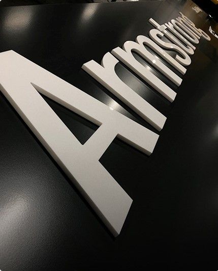 Flat Cut Plastic Letters: Endless Design Possibilities