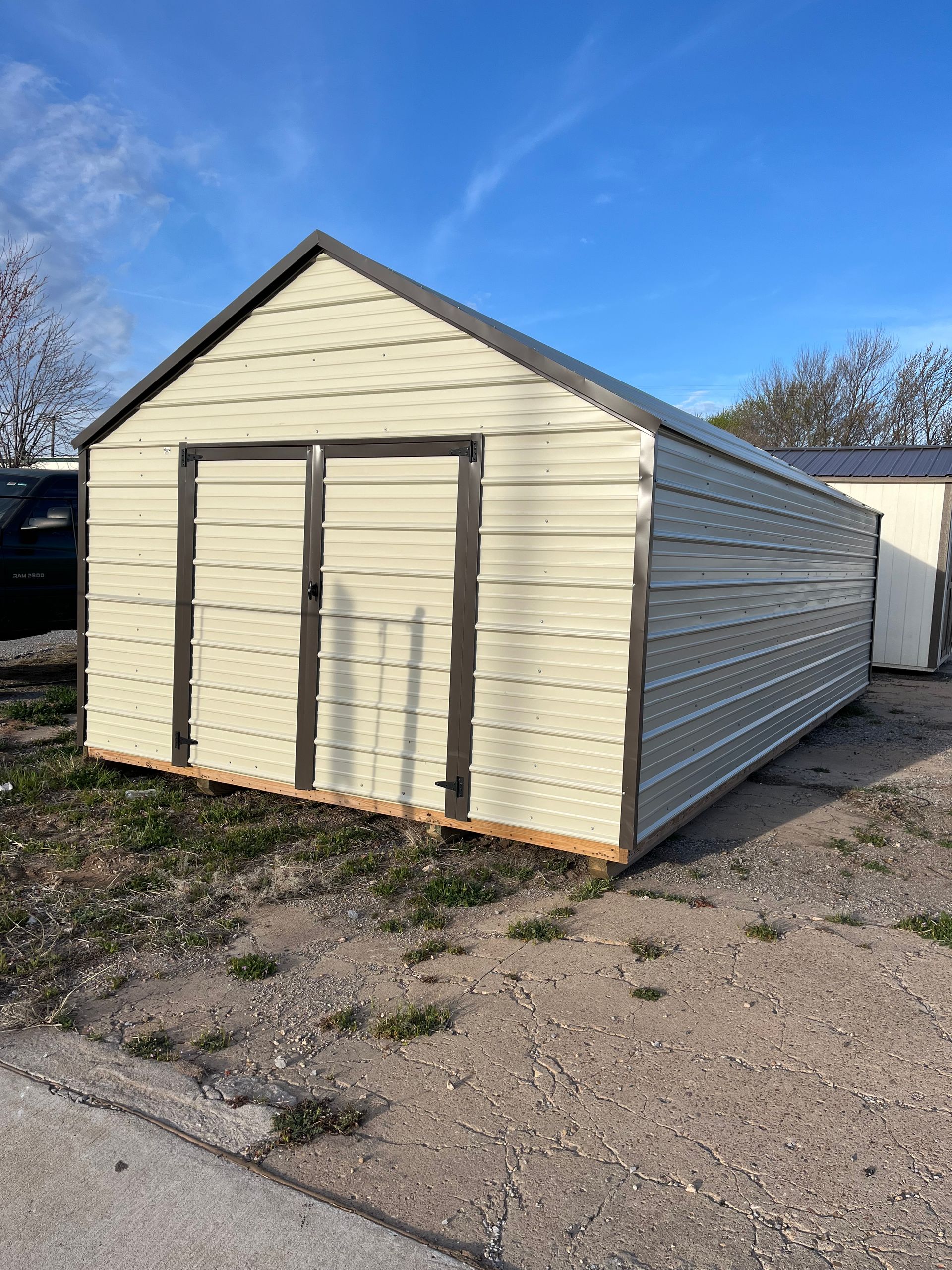 12x24 Metal Portable Building | M&D Enterprises | Western Oklahoma