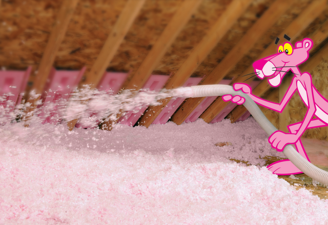 Pink Panther Insulation Logo Wishing You Cozy Holidays And A...