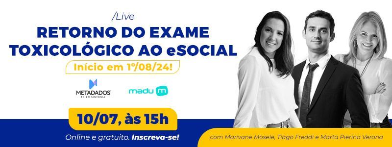 Exame toxicológico volta a ser obrigatório para o eSocial