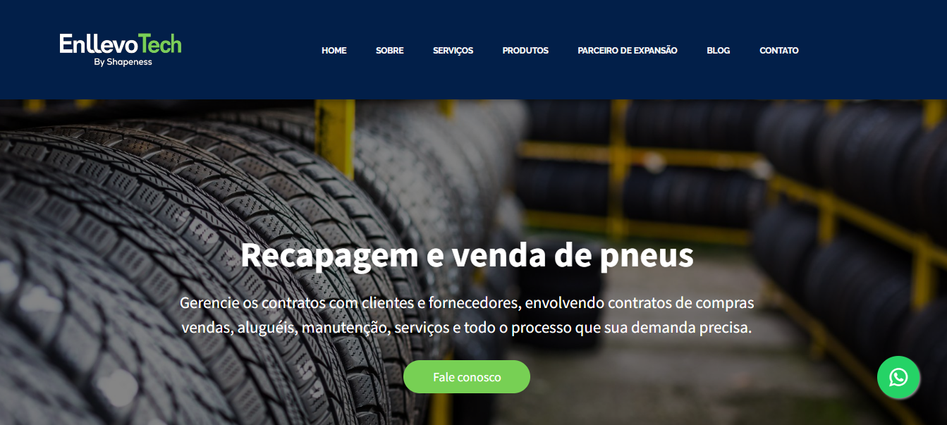 Recapagem e venda de pneus | EnllevoTech