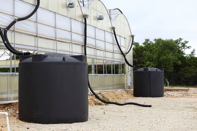 Roof Water Collection Box