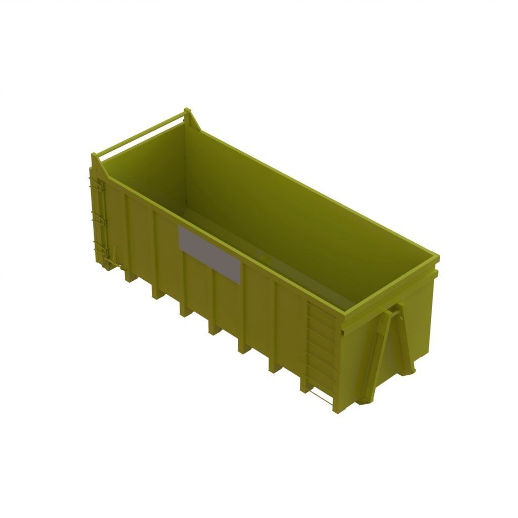 35 Cubic Yard Hook-Lift Roll-on Roll-off Container