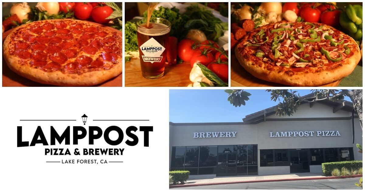Lamppost Pizza & Brewery Lake Forest Ca | Pizza & Beer