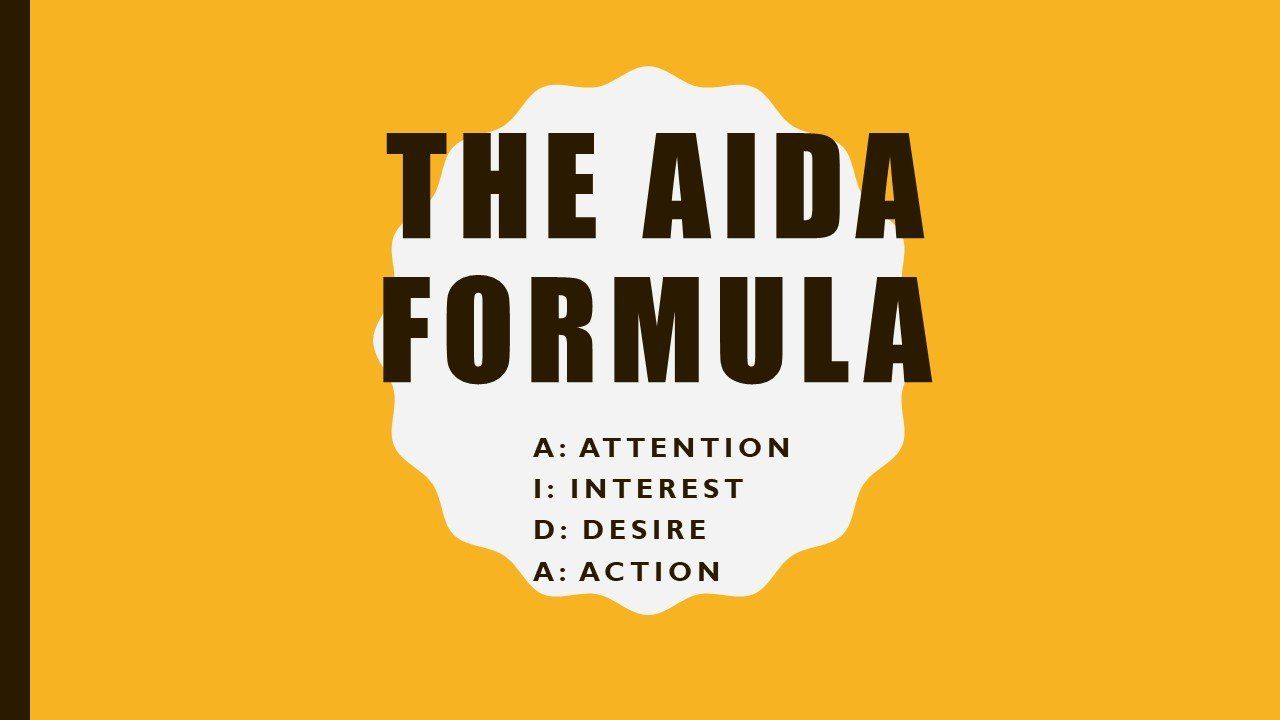 AIDA Writing Formula: Grab customers attention, engage them, make them ...