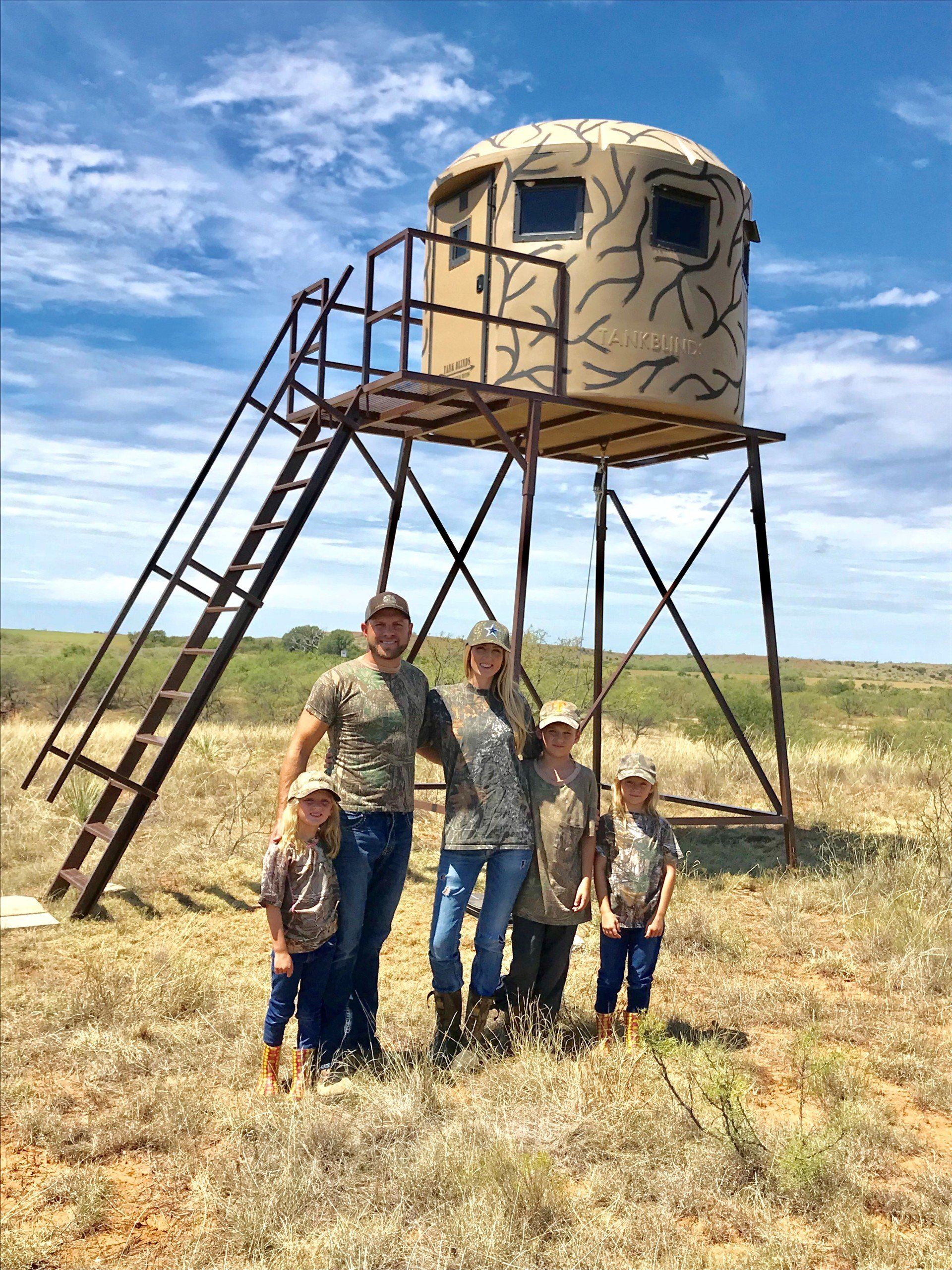 Product Photos | Tank Blinds - Deer Blinds Built In Texas