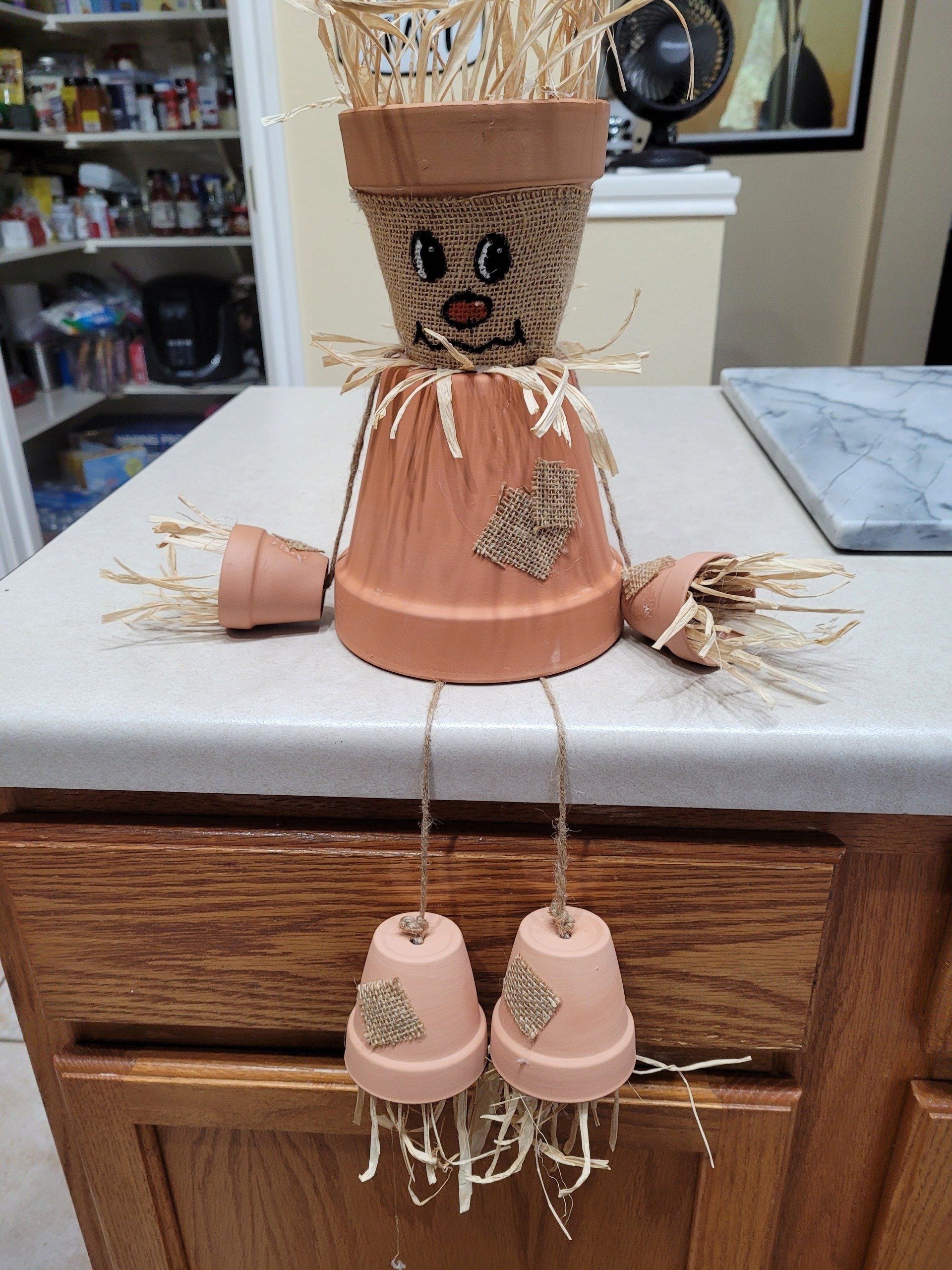 Clay Pot Scarecrow