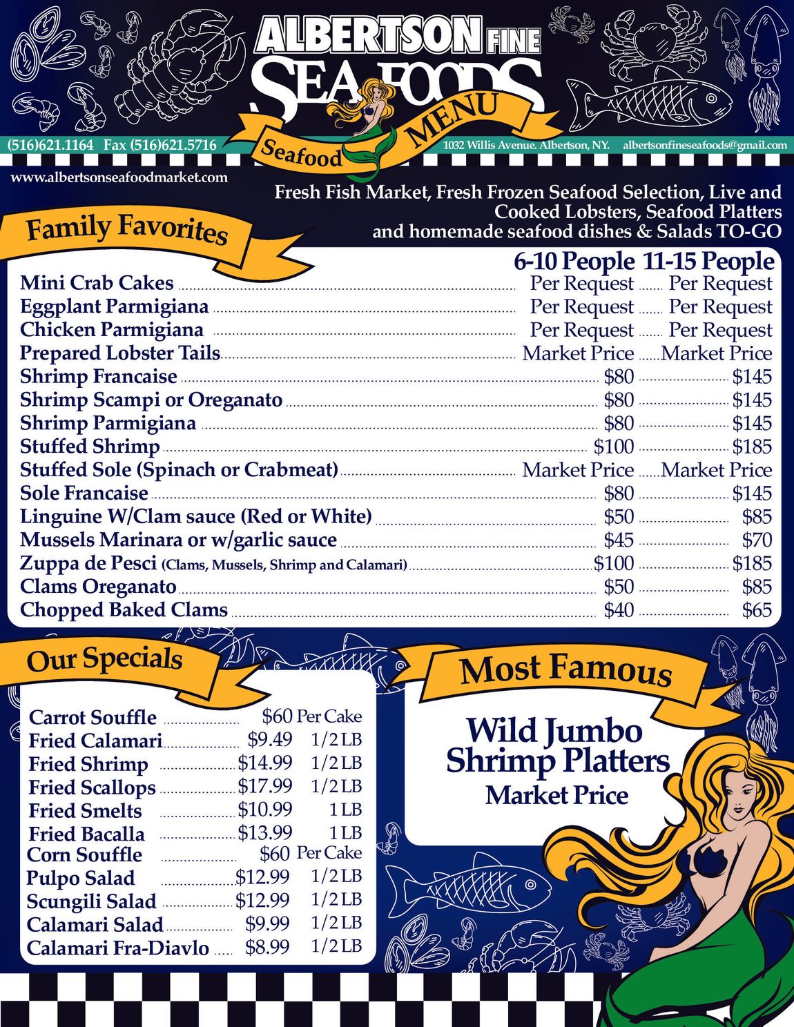 Albertson Seafood Market - Albertson, NY