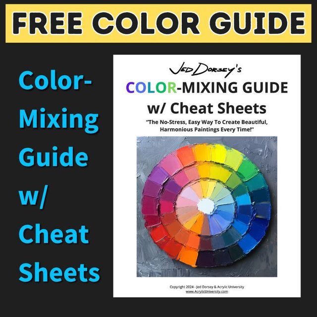 Acrylic Paint Color Wheel Chart