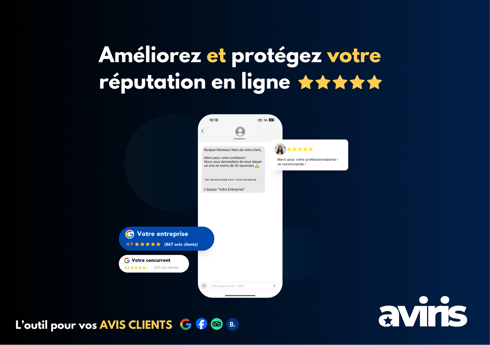 Aviris - L'outil pour vos avis clients