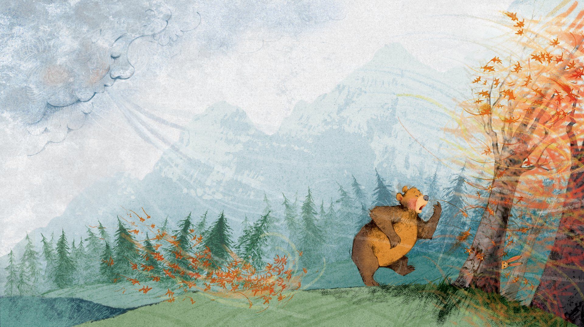 Sneeze, Big Bear, Sneeze! | Maureen Wright | Will Hillenbrand