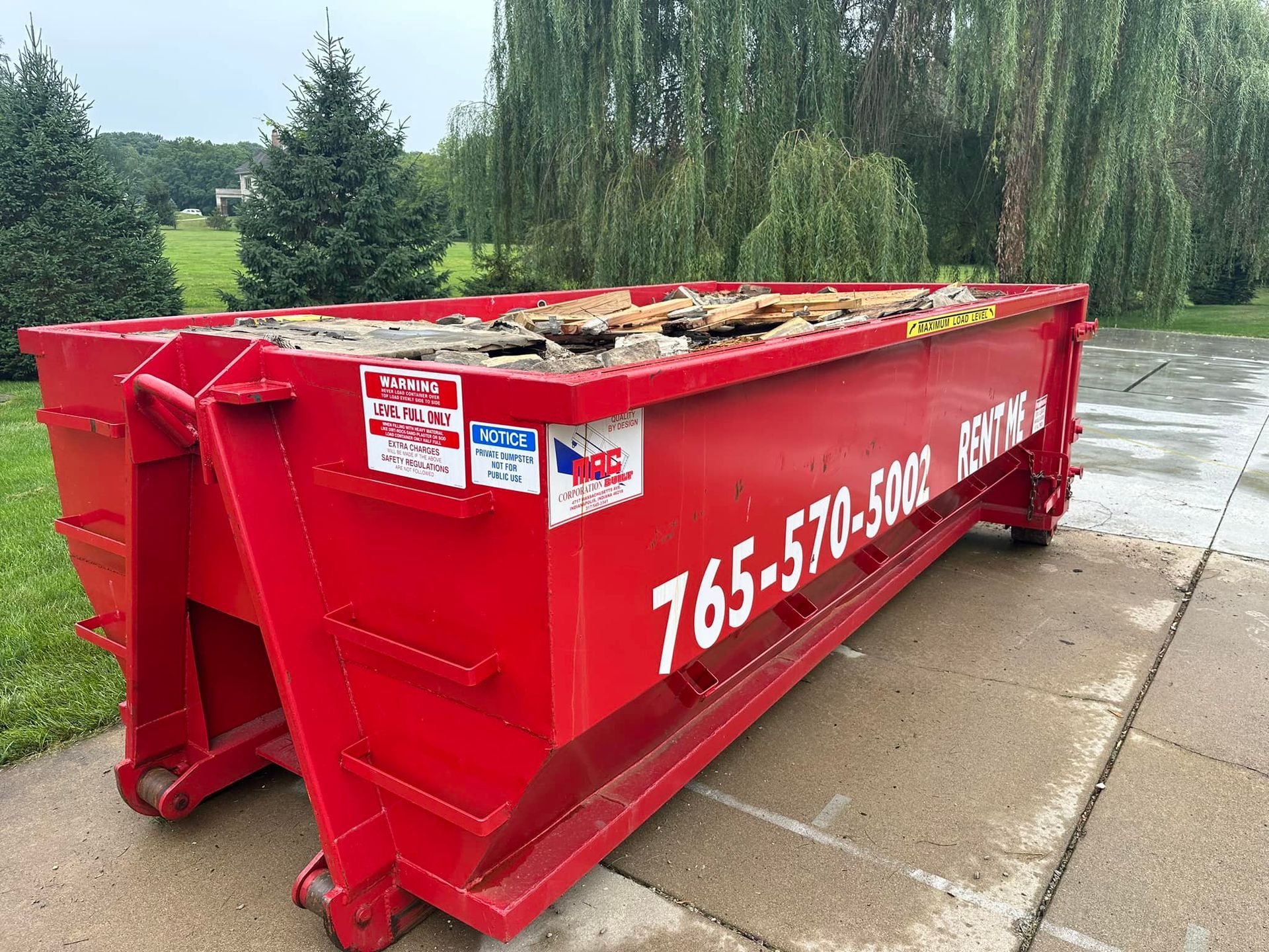 Roll Off Dumpsters Lafayette | Helper Dumpster Rentals