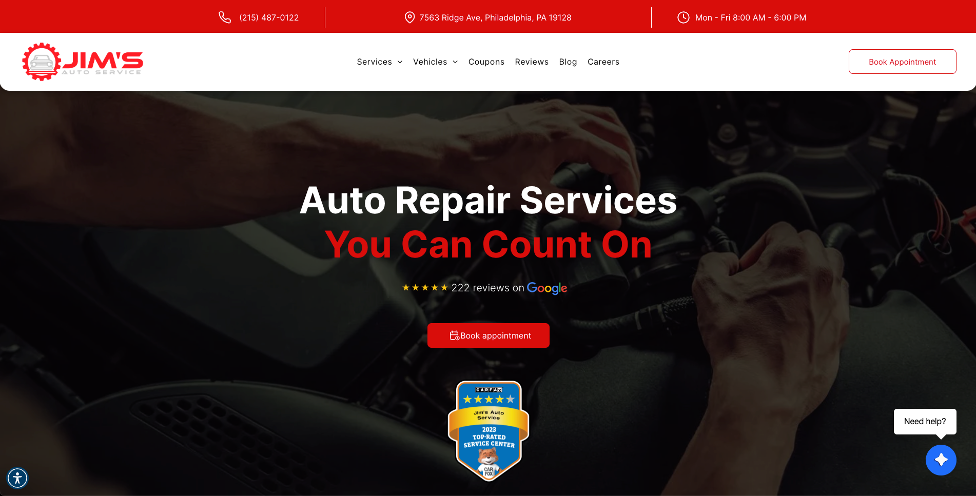 Auto Repair in Philadelphia, PA | Jim’s Auto Service