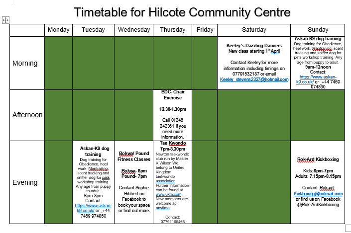 Blackwell Parish Council - Book a Community Centre