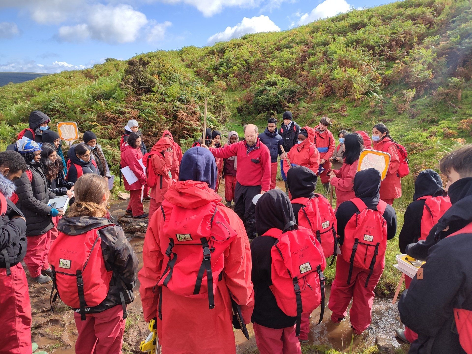 A Level Biology field trip to Trewern