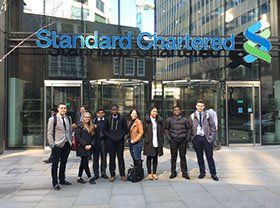 Year 12 trip to Standard Chartered Bank