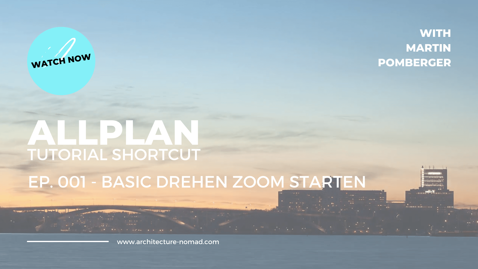 How to Allplan CAD - BIM - Drawing! Projekt Starten Drehen Zoom