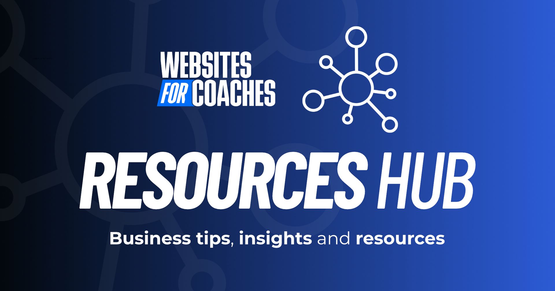 Resources Hub | Websites For Coaches