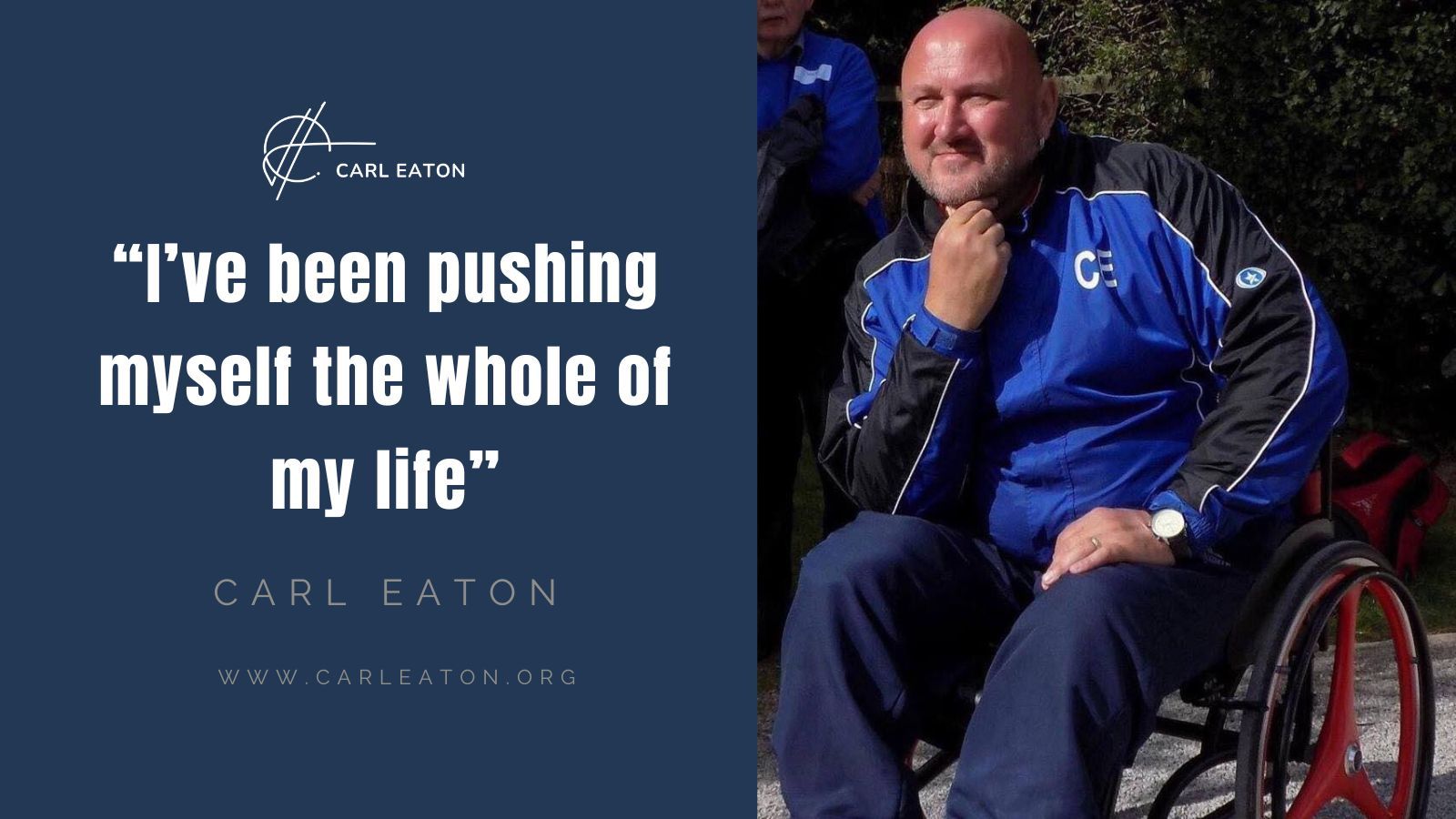 Carl Eaton | Inspirational speaker and charity champion