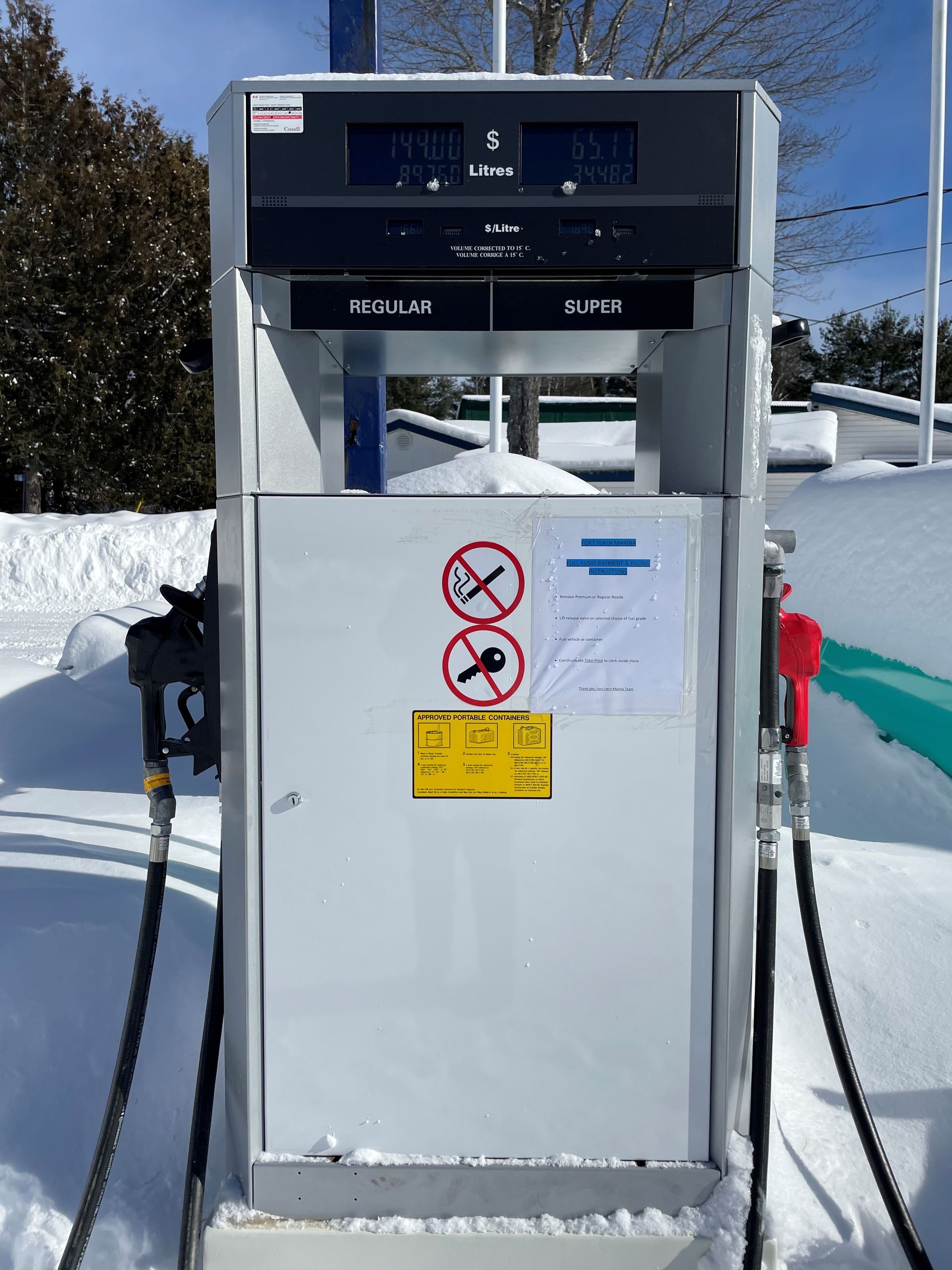 Fuel in Haliburton - Regular and Premium | Fort Irwin Marina