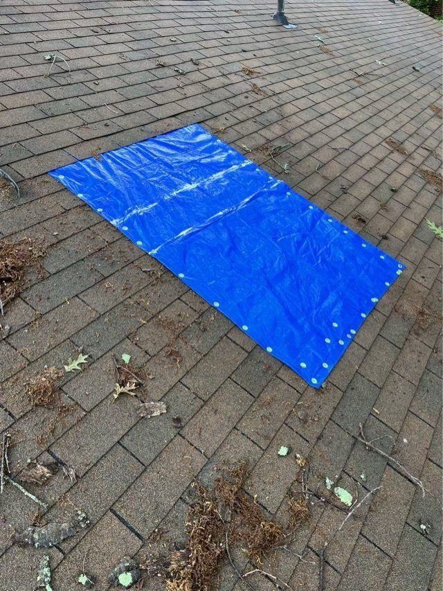 Our Services: Emergency Tarping For Storm Damage