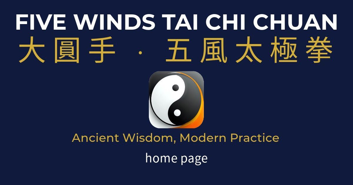 Authentic Tai Chi Classes | Five Winds Tai Chi Chuan | East Kilbride