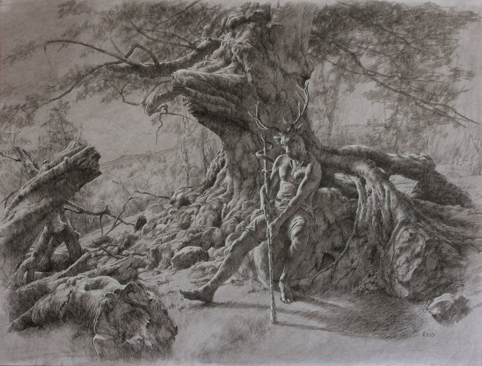 Gallery page of Paul Reid Art.