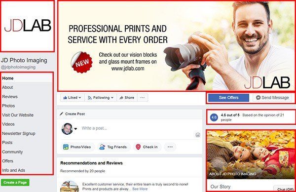 Facebook Business Page Templates