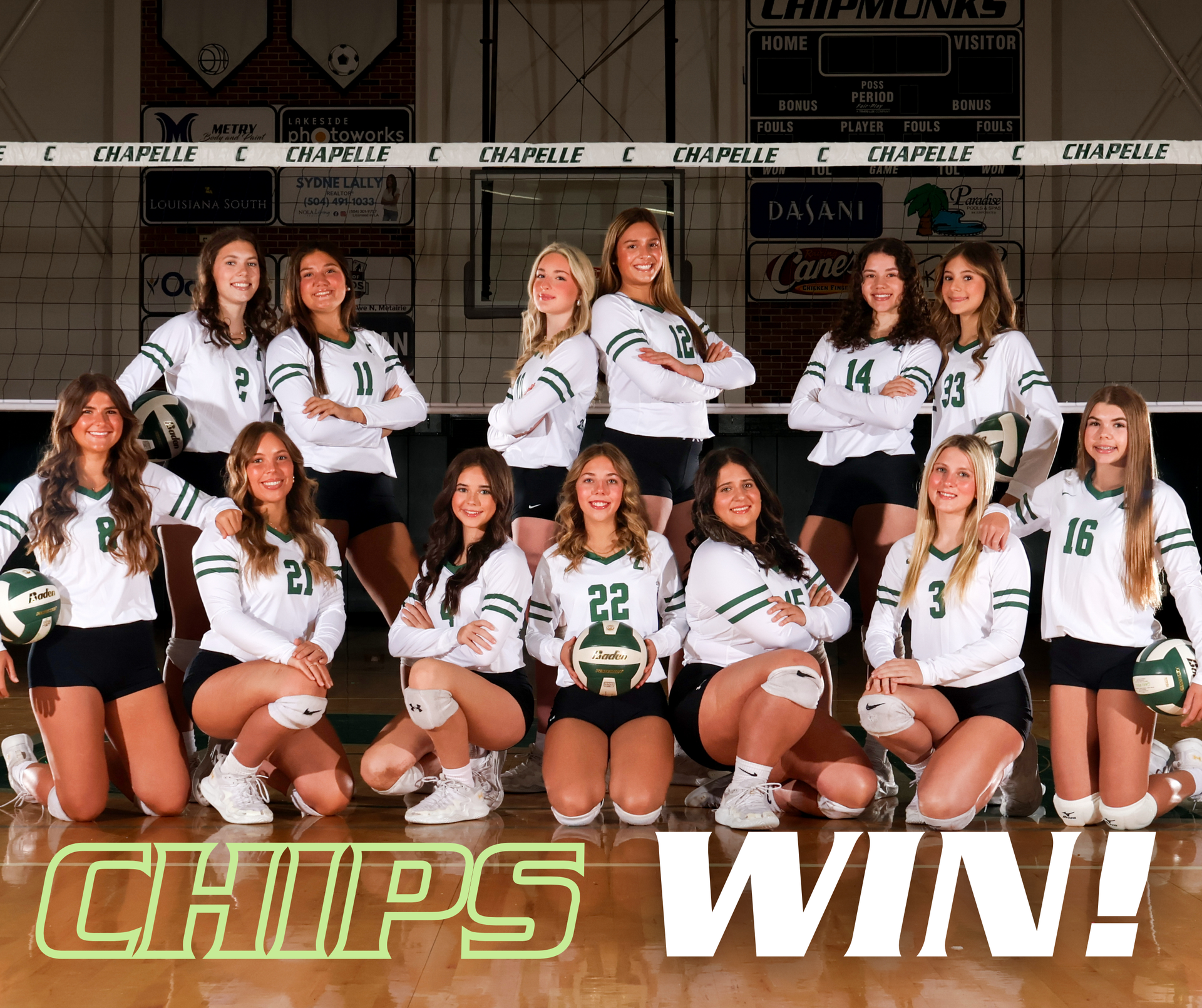 Chapelle Volleyball Beats Dominican