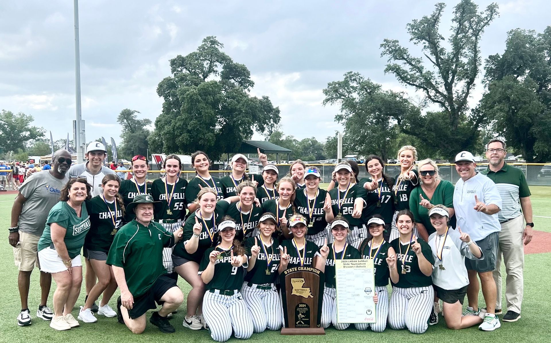Chapelle Softball Team Wins State Championship!