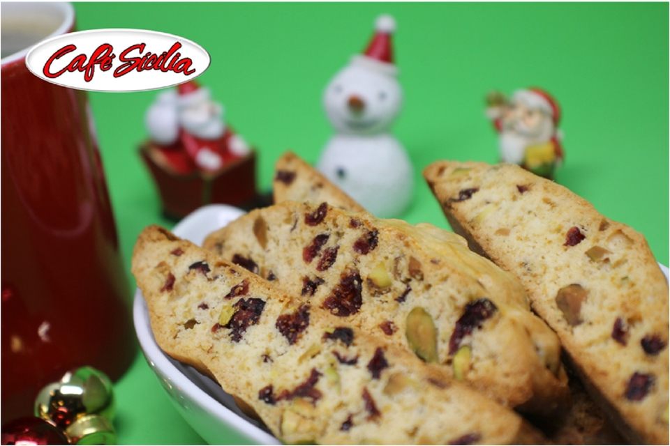 Holiday biscotti, perfect for the cookie tin.