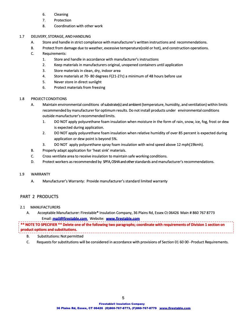 FS2.0 Guide Specification