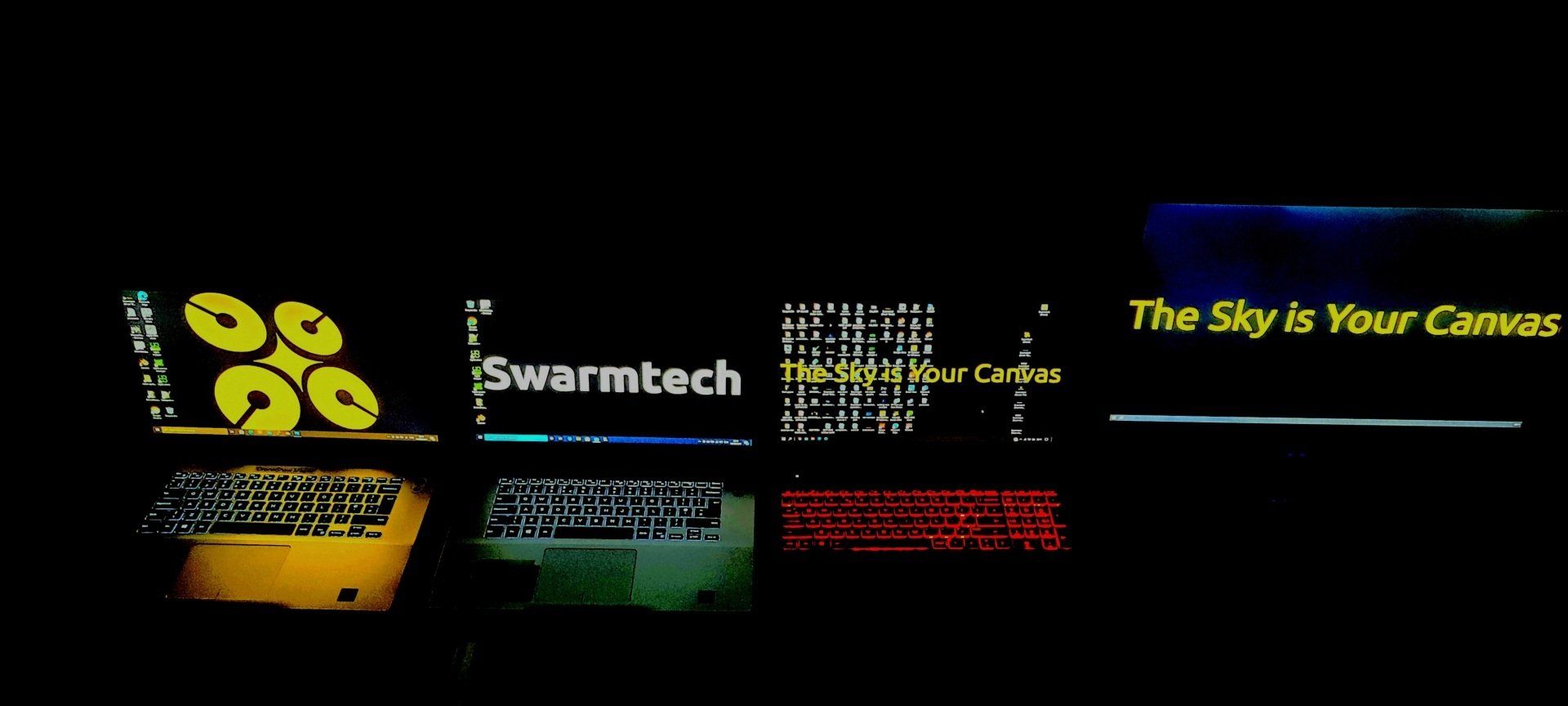 Swarmtech Drones LTD the U.K's Premiere Drone light show providers.