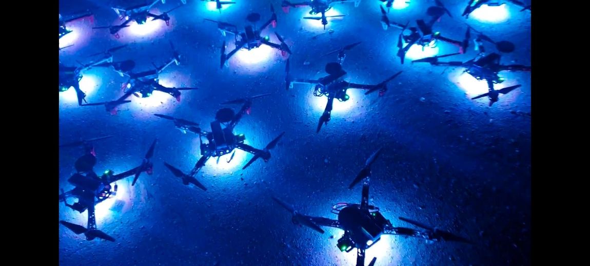 Swarmtech Drones LTD the U.K's Premiere Drone light show providers.