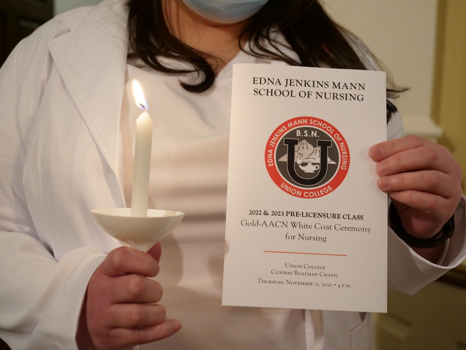 Edna Jenkins Mann School of Nursing holds White Coat Ceremony