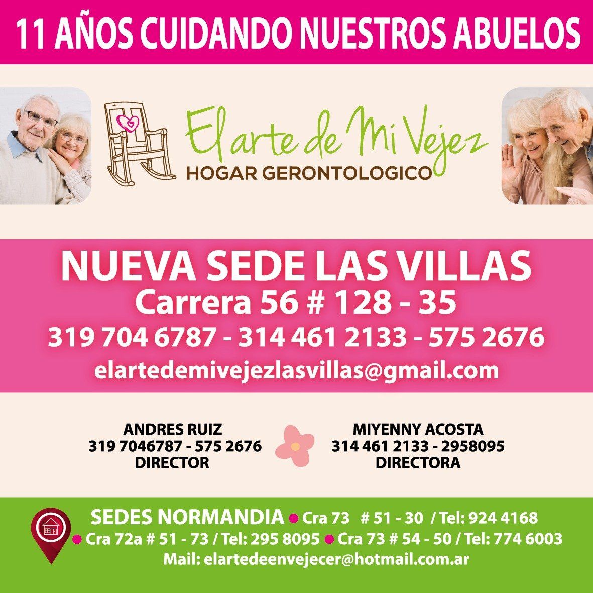 Hogar geriátrico en Bogotá