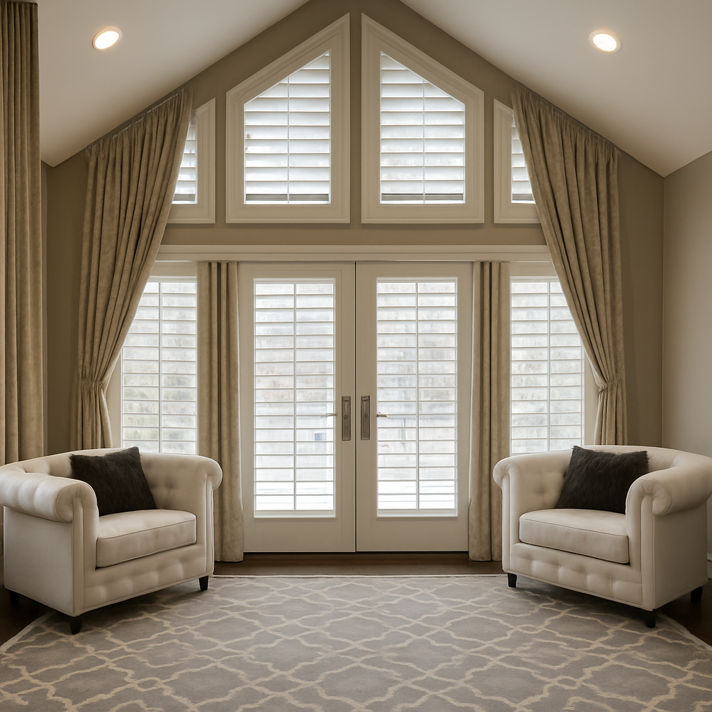 Best Curtains for Angled Windows | Love Is Blinds TX