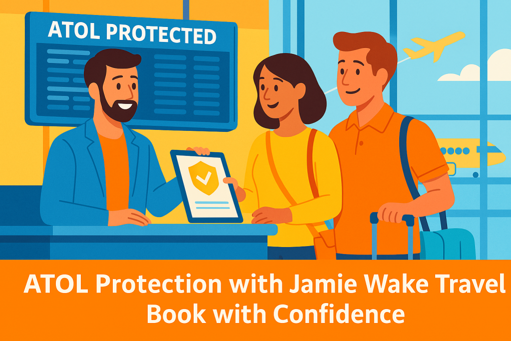 ATOL Protection with Jamie Wake Travel: Book with Confidence