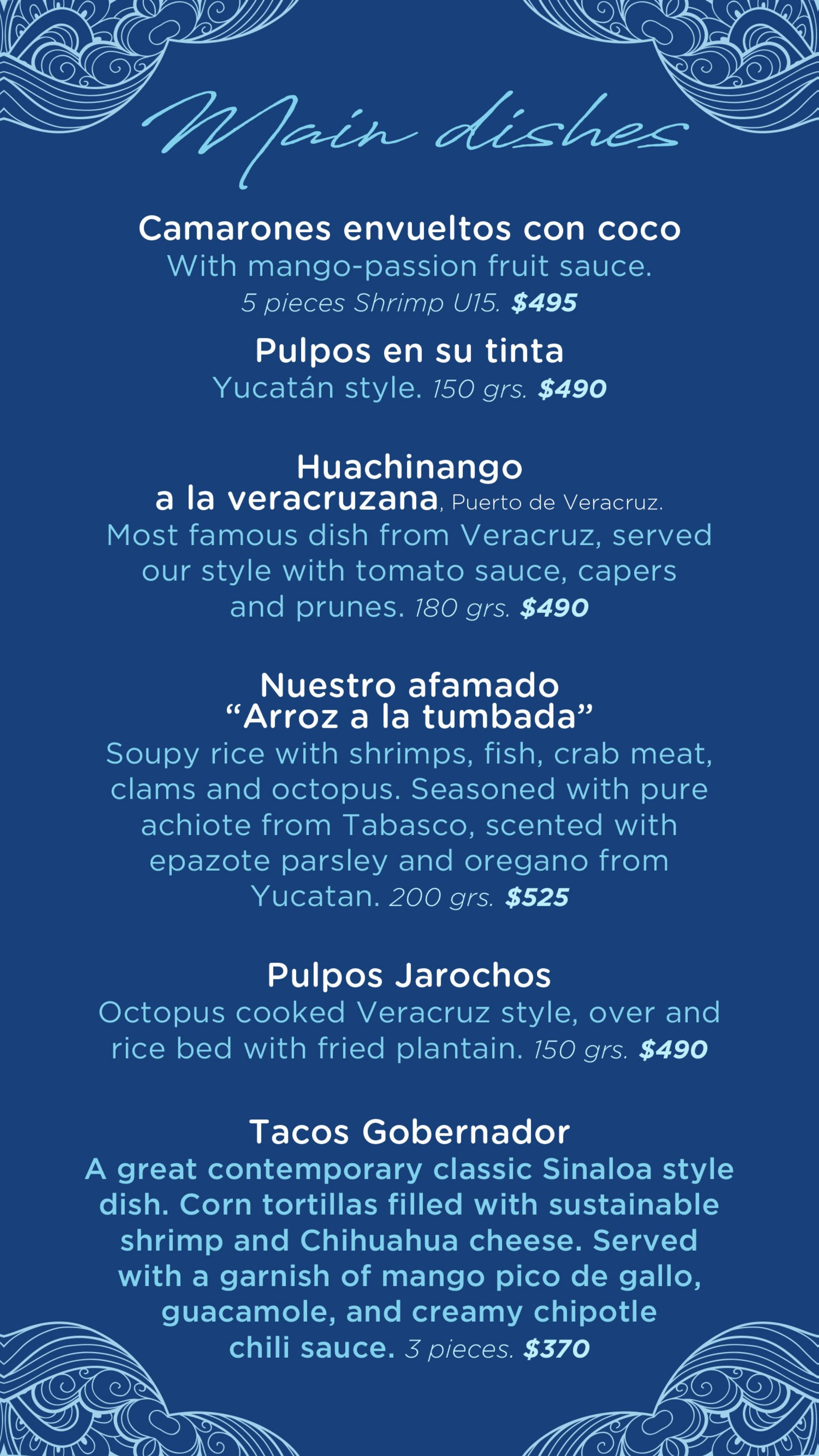 Azul Restaurante | Reserva | Compra en Línea