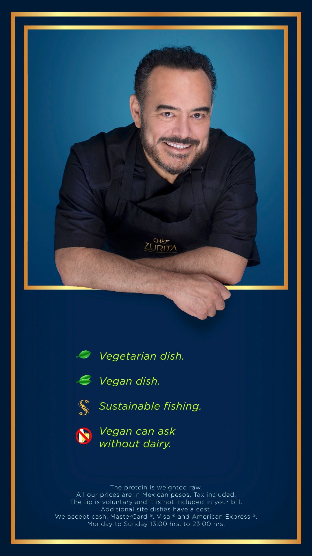 Azul Restaurante | Reserva | Compra en Línea