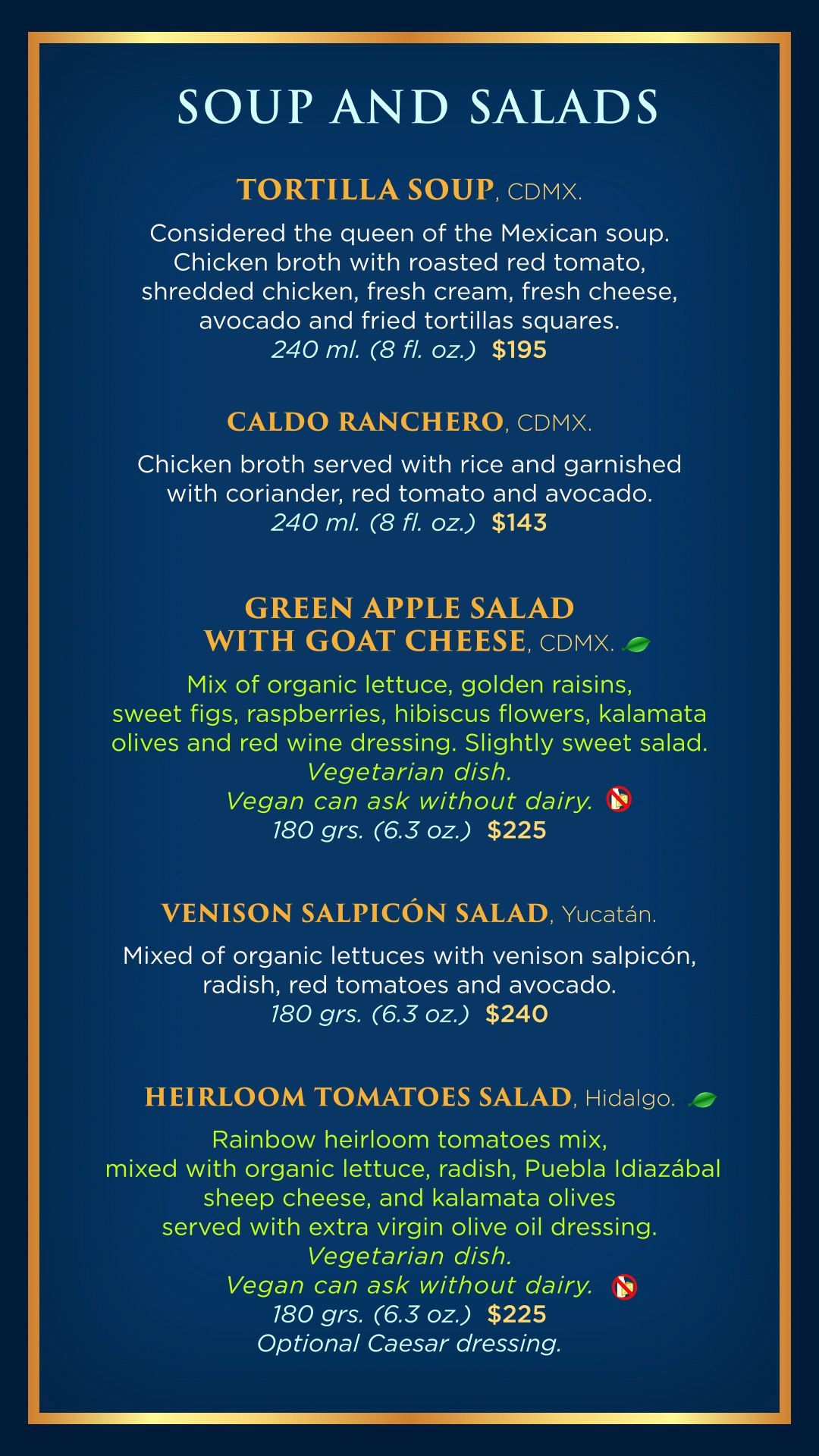 Azul Restaurante | Reserva | Compra en Línea