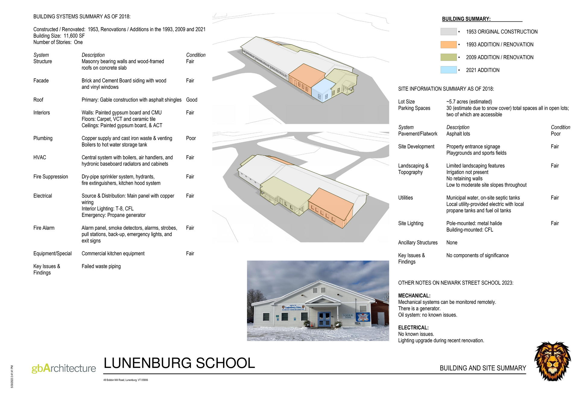Kingdom East School District | Lunenburg School Facilities