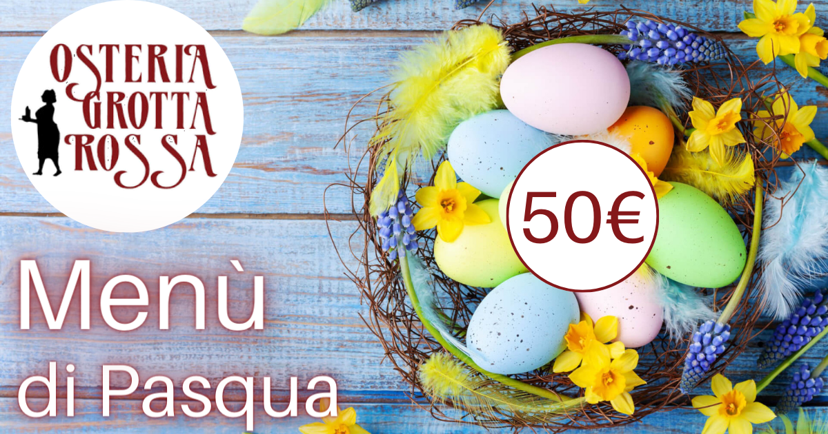 Menù Pasqua Ristorante Osteria Grotta Rossa Rimini