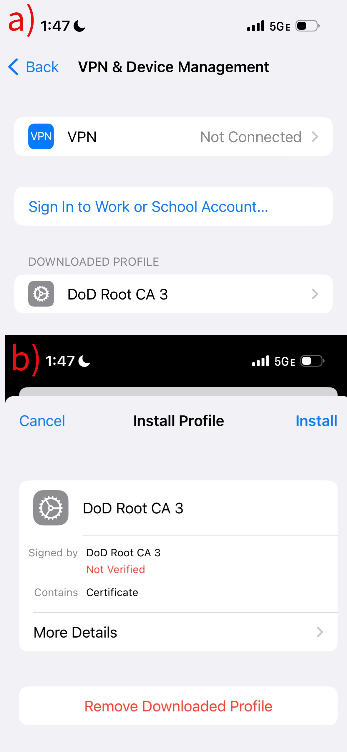 iOS CAC Authentication