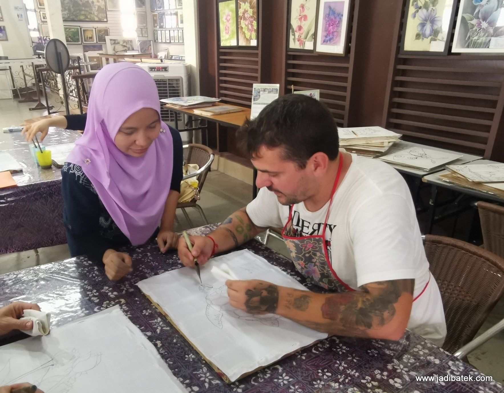 Batik Handicraft Physical Workshop Malaysia - Jadi Batek Gallery Sdn. Bhd.
